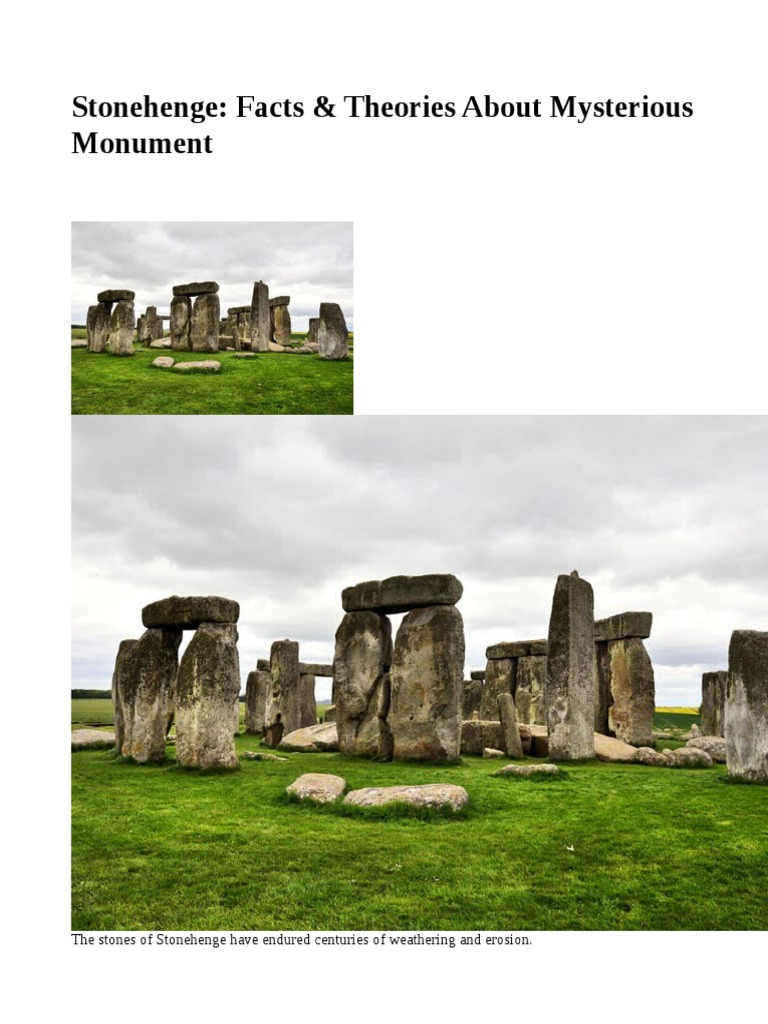 Stonehenge: Facts & Theories About Mysterious Monument | Stonehenge ...