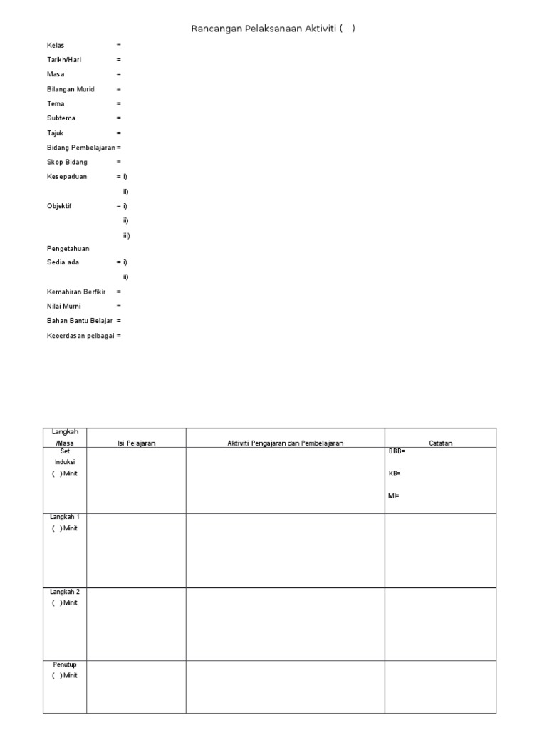 Format RPA Permata | PDF