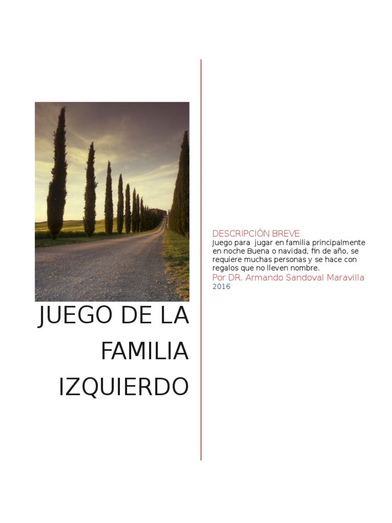 La Familia Izquierdo Por Armando Sandoval Maravilla | PDF