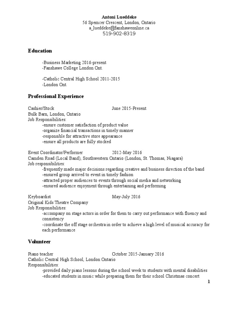 Coop Resume | PDF | Art