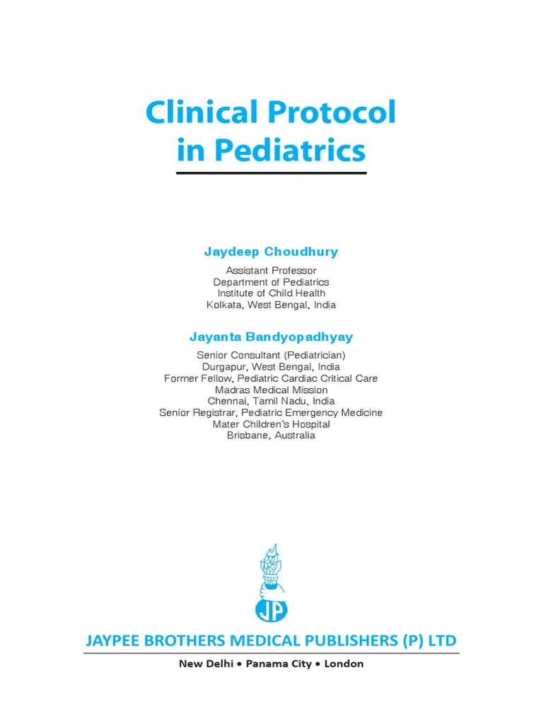 Clinical Protocol in Pediatrics, 2012 | PDF | Blood Transfusion ...