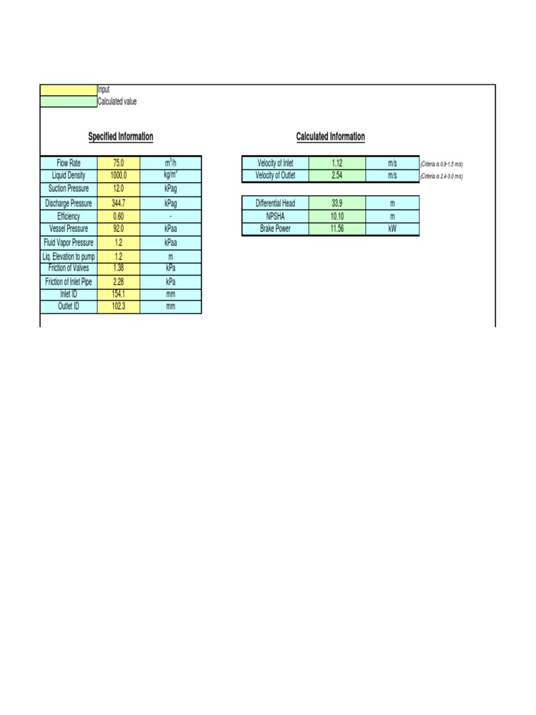 Booster Pumps - Centrifugal Pump Sizing | PDF