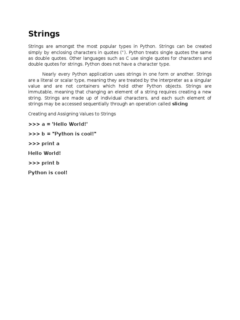 Python Material | Download Free PDF | String (Computer Science) | Control Flow