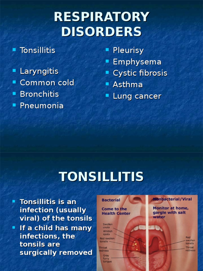 Respiratory Disorders | PDF | Asthma | Pneumonia