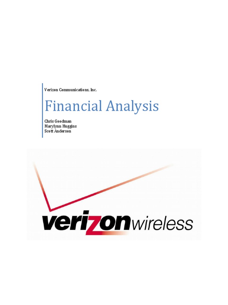 Verizon Financial Analysis - Final | PDF | Investing | Stocks