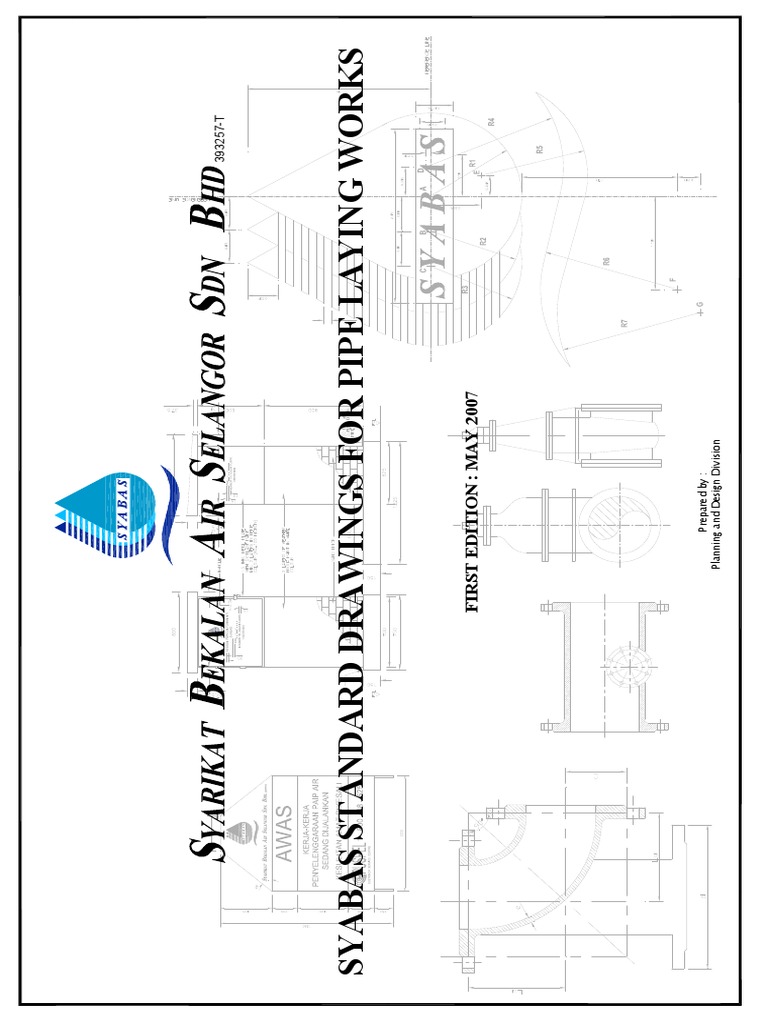 SYABAS Standard Drawings for Pipeworks | PDF | Technology & Engineering