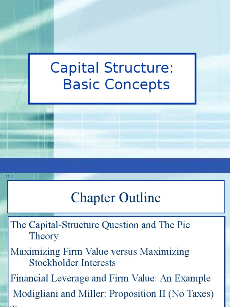 Basics of Capital Structure | PDF | Capital Structure | Cost Of Capital
