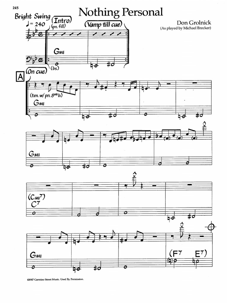 Nothing Personal | PDF