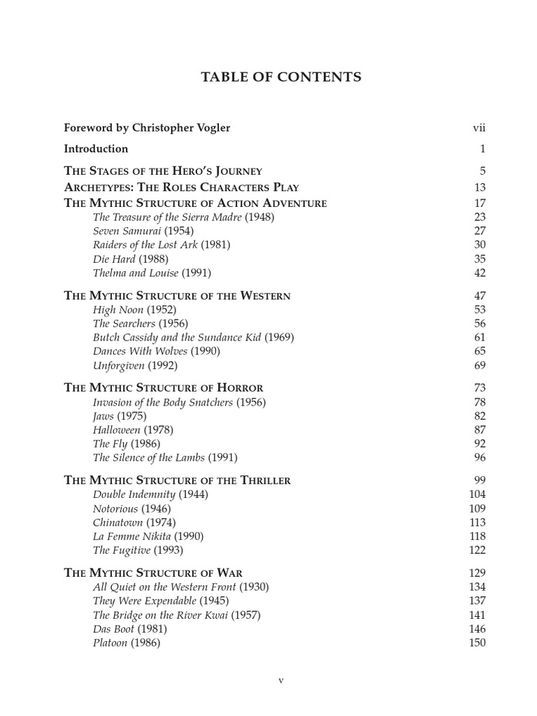 The Mythic Structure of Film: An Analysis of Iconic Movies Through ...