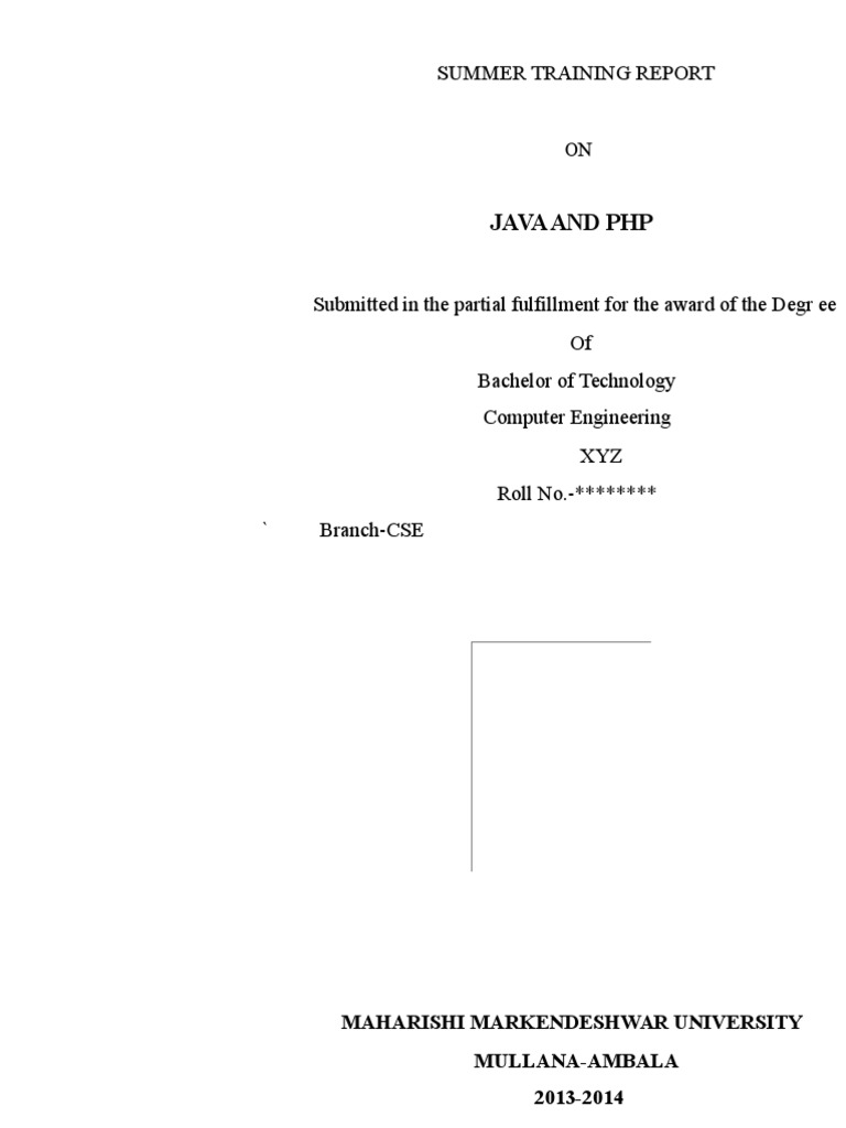 Java Training Report | PDF | Java Server Pages | Java Servlet