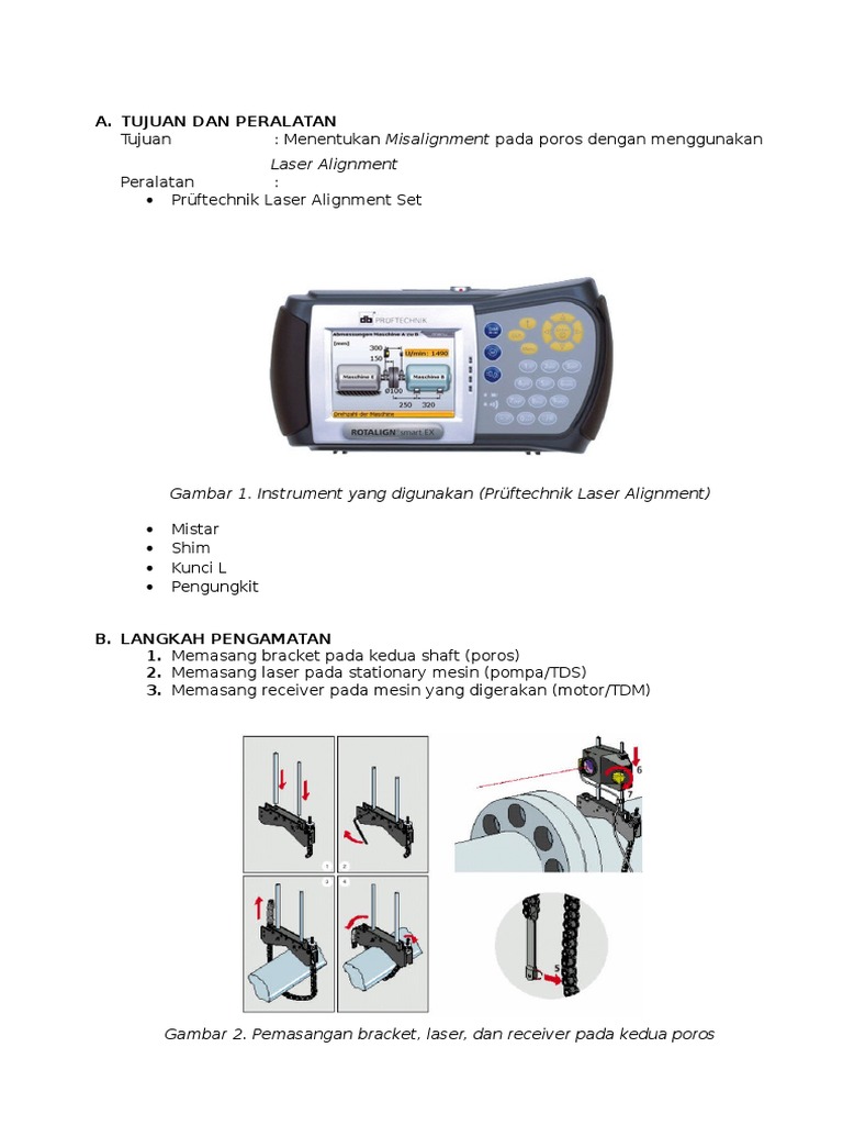 Pengukuran Missalignment | PDF