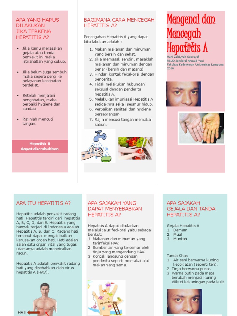 Leaflet Hepatitis A | PDF