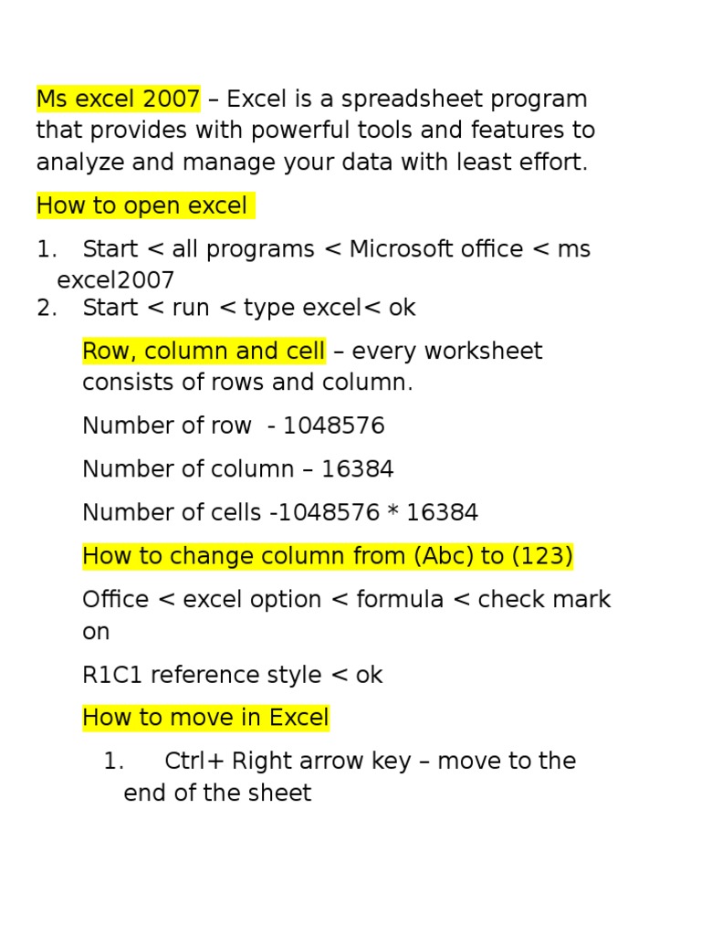 Excel Theory | PDF | Microsoft Excel | Database Index