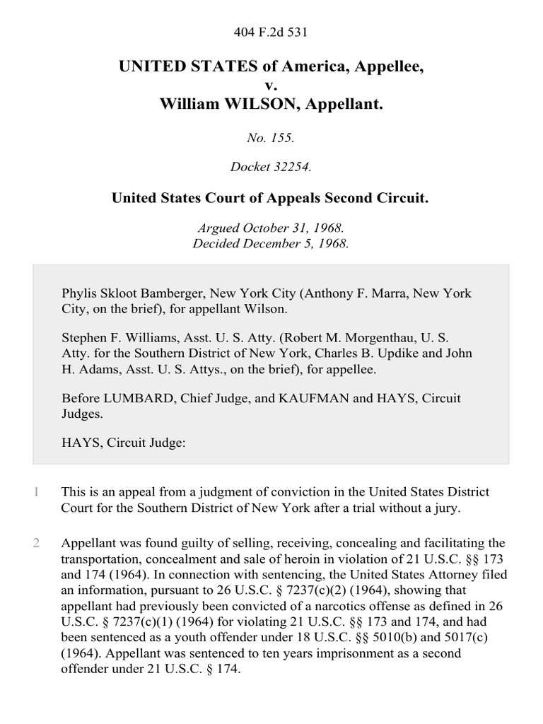 Second Offender Heroin Conviction Appeal | PDF | United States Code ...