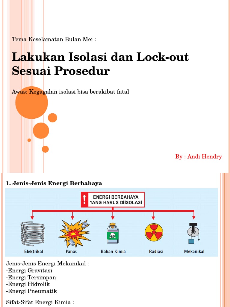 Prosedur Isolasi dan Lock-out Aman | PDF | Teknologi & Rekayasa