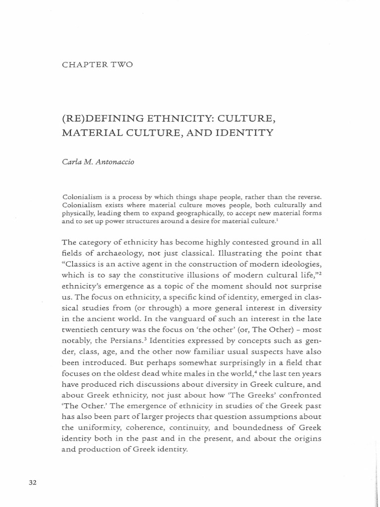 Material Culture as an Alternative Discourse: Examining the Role of ...