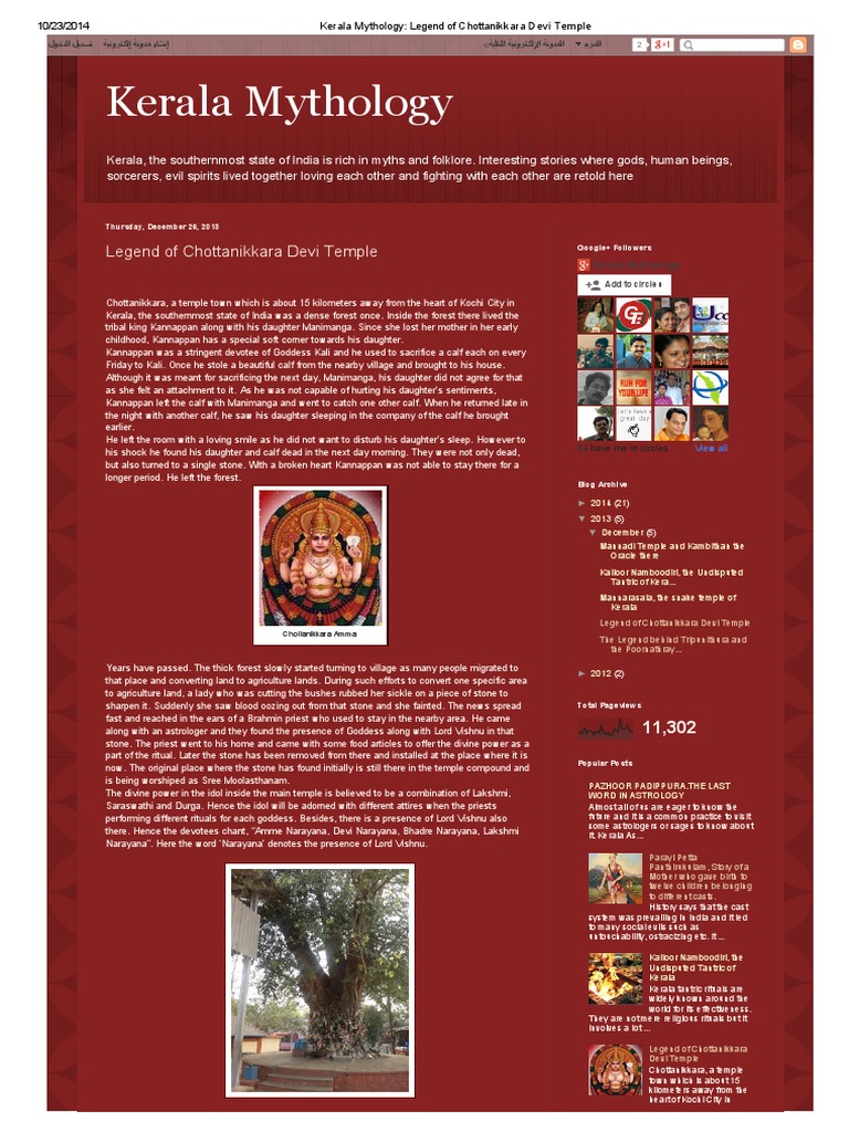 Kerala Mythology_ Legend of Chottanikkara Devi Temple | Devi | Kali