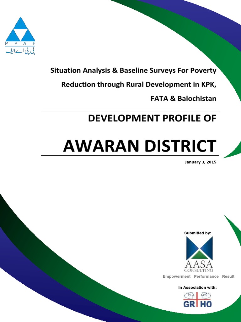 District Profile Awaran | PDF | Workforce | Economic Growth