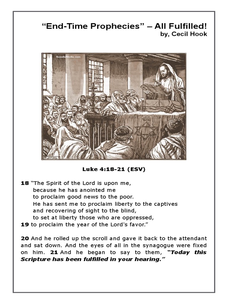 “End-Time Prophecies” – All Fulfilled! | Last Judgment | Second Coming