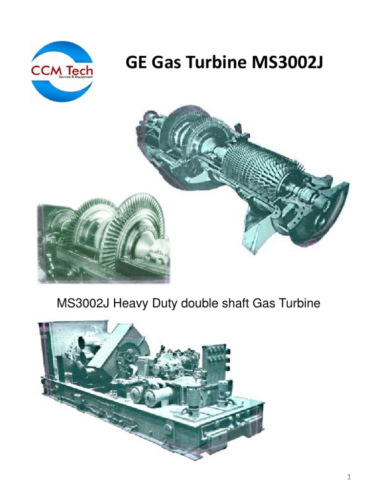 GE Gas Turbine MS3002 Technical Data | PDF | Gas Turbine | Turbine