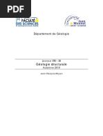 Cours de géologie structurale | PDF | Faille (Géologie) | Géologie