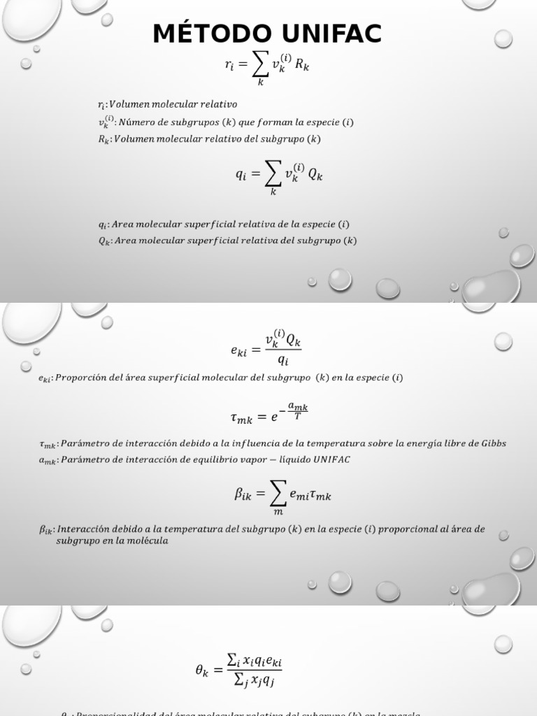 Clase de Unifac | PDF