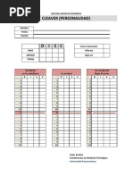 Manual Interpretación Cleaver | PDF | Crecimiento personal y ...
