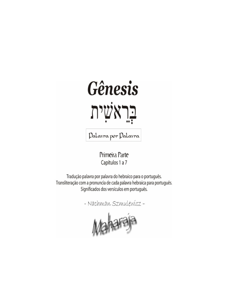Genesis | Livro de Gênesis | Bíblia