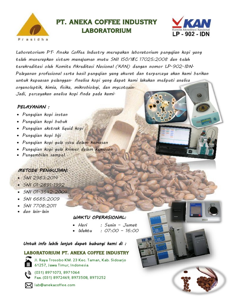 Brochure Lab Kopi | PDF | Bisnis | Teknologi & Rekayasa