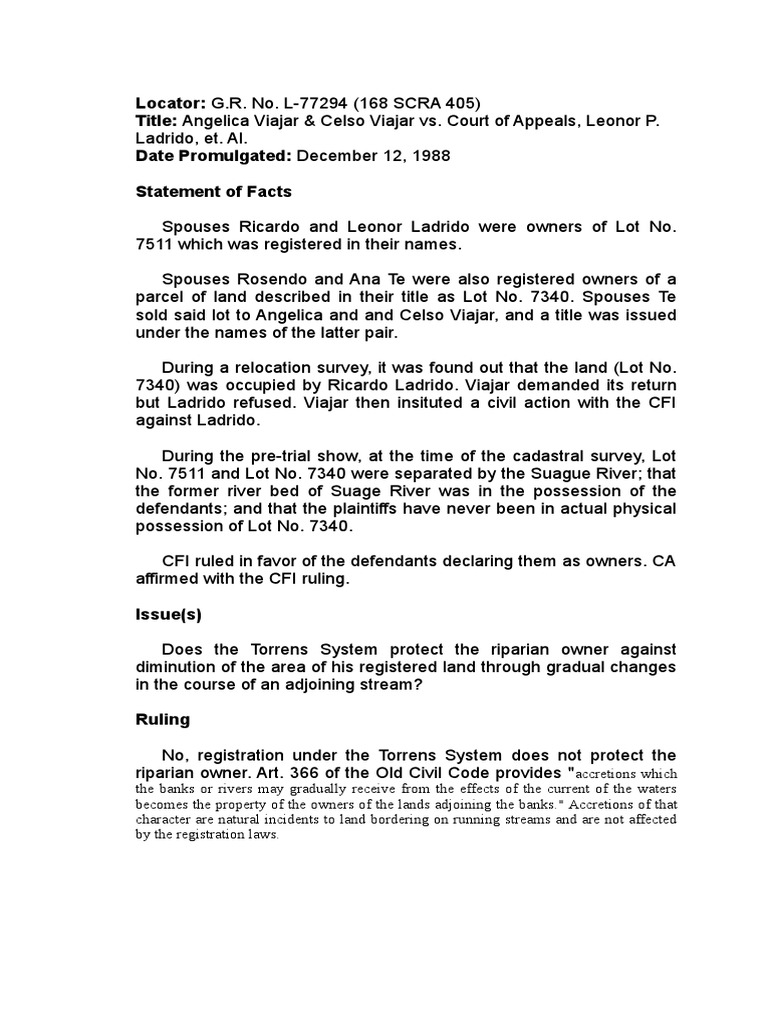 168 Scra 405 | PDF | Social Science