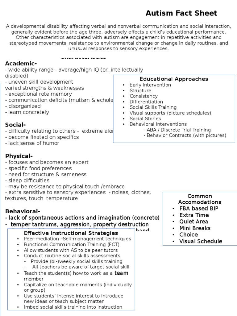 Autism | PDF | Autism | Mental Health
