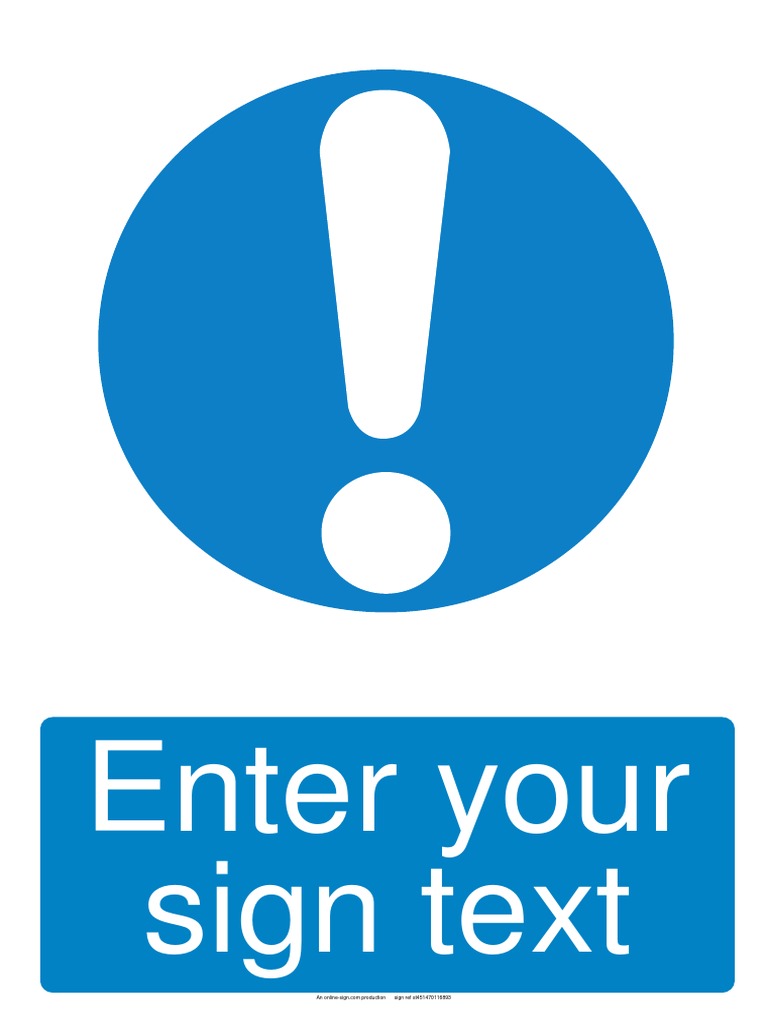 Enter Your Sign Text | PDF