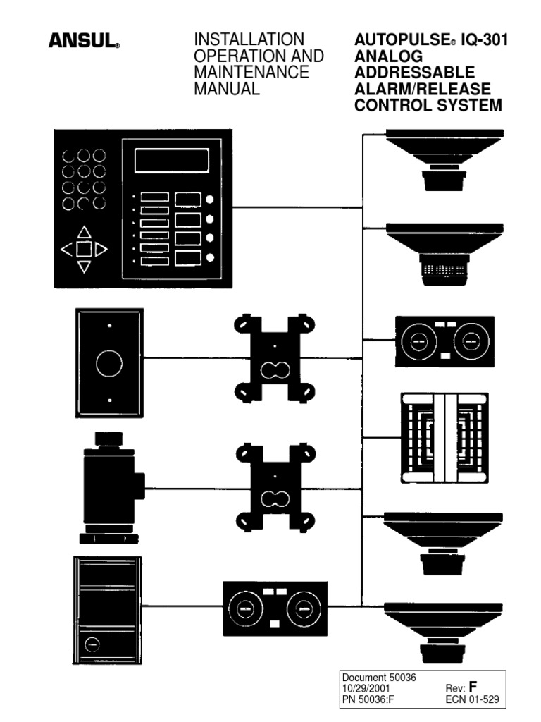 ANSUL AUTOPULSE IQ-301 Analog Addressable Alarm-Release Control System ...