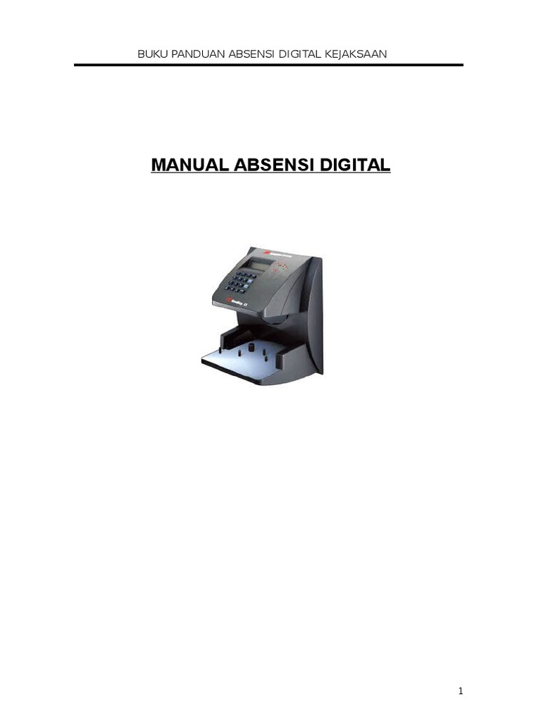 Manual Absensi Lengkap | PDF