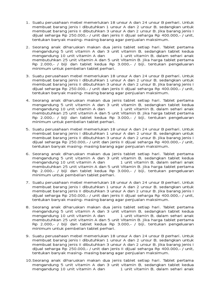 Soal Quiz Prolin | PDF