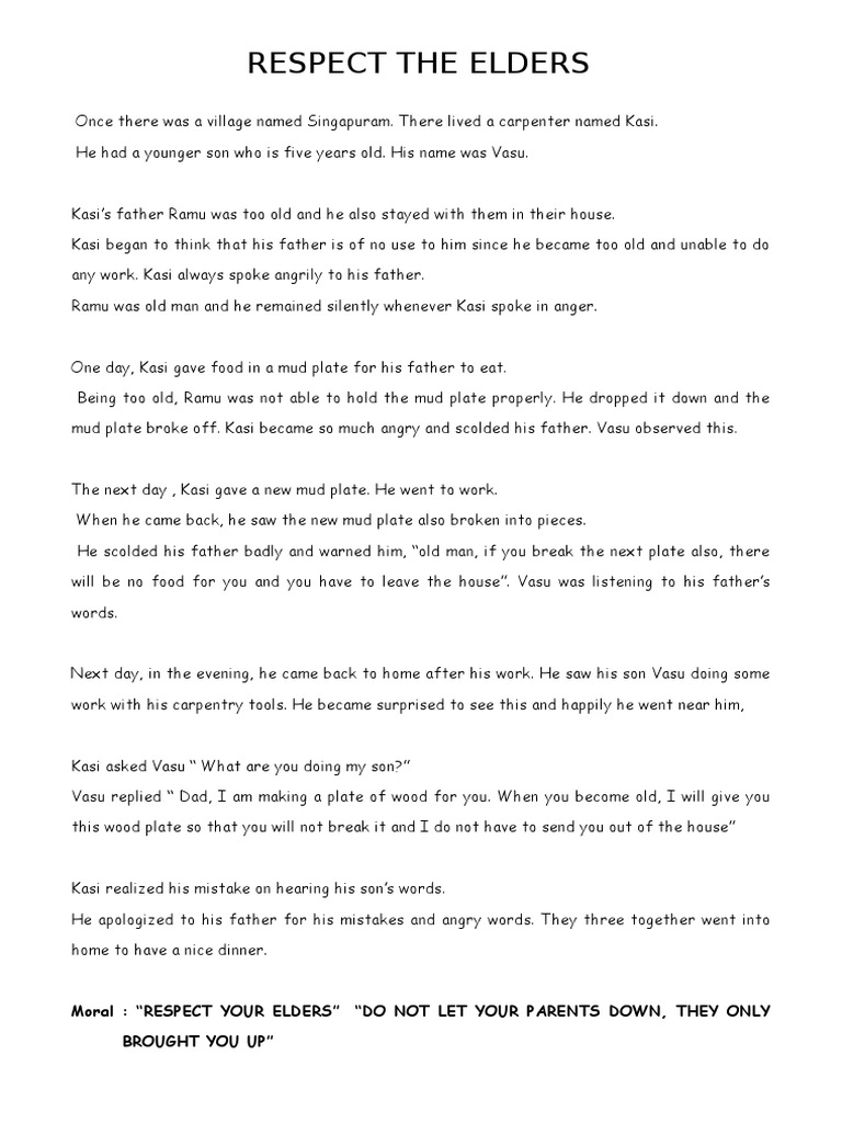 Respect The Elders | PDF