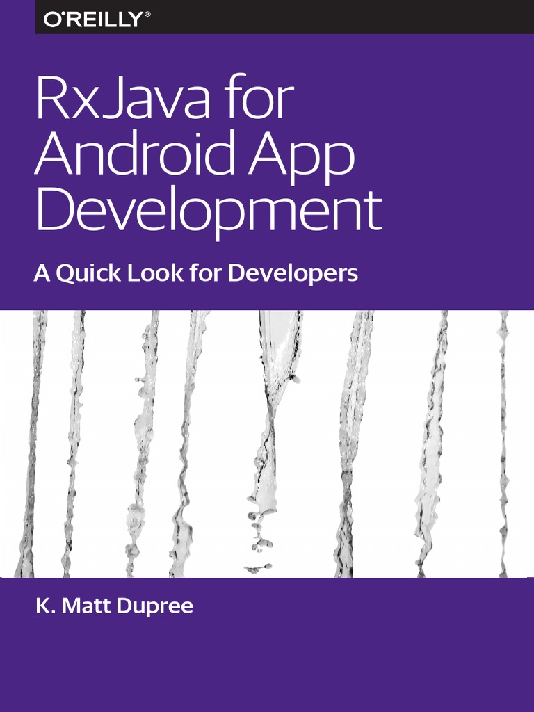 Rxjava For Android App Development Pdf Pdf O Reilly Media Function Mathematics
