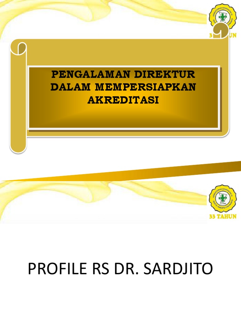 Pengalaman Direktur RS - Dirut RSUP DR Sardjito | PDF