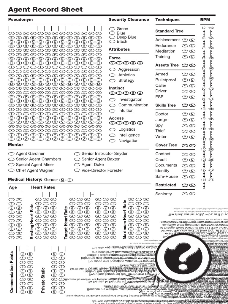 Agent Record Sheet PDF | PDF | Self-Improvement