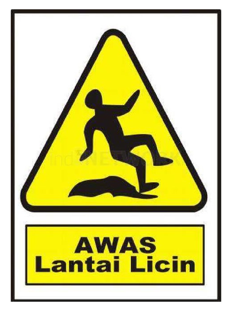 Gambar Awas Licin Dan Awas Tangga | PDF