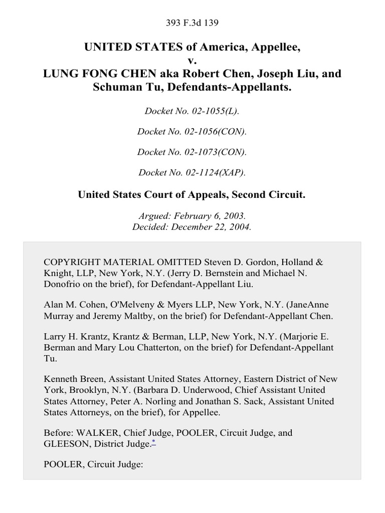 Bank Fraud Appeal: Chen, Liu, Tu Case | PDF | Judiciaries | Virtue