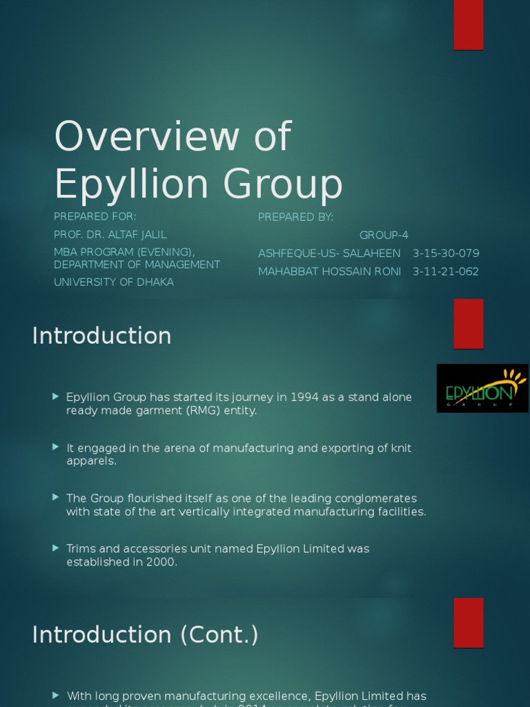 Presentation Epyllion | PDF | Sweater | T Shirt
