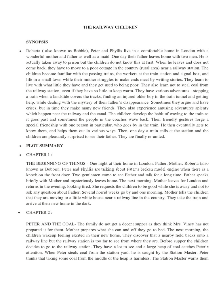 The Railway Children Module | PDF | Narration