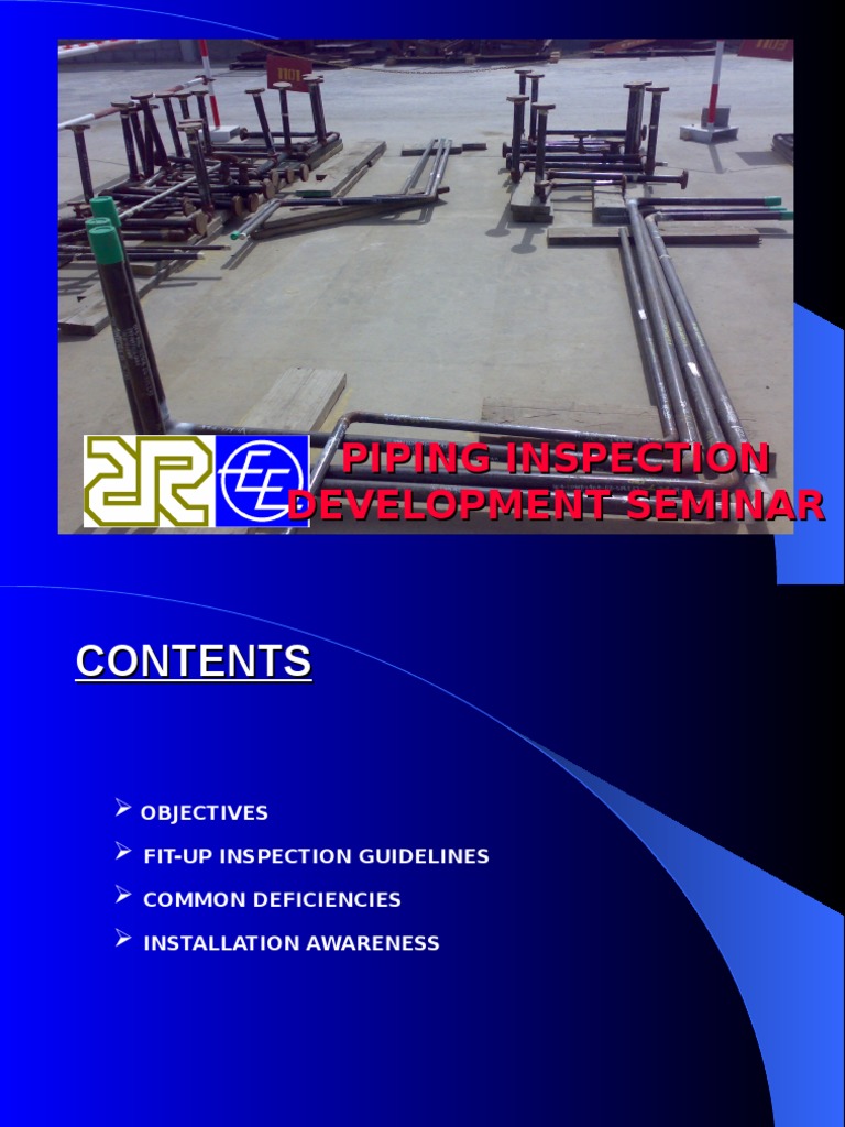 Piping Dev't. Seminar | PDF | Pipe (Fluid Conveyance) | Mechanical Engineering