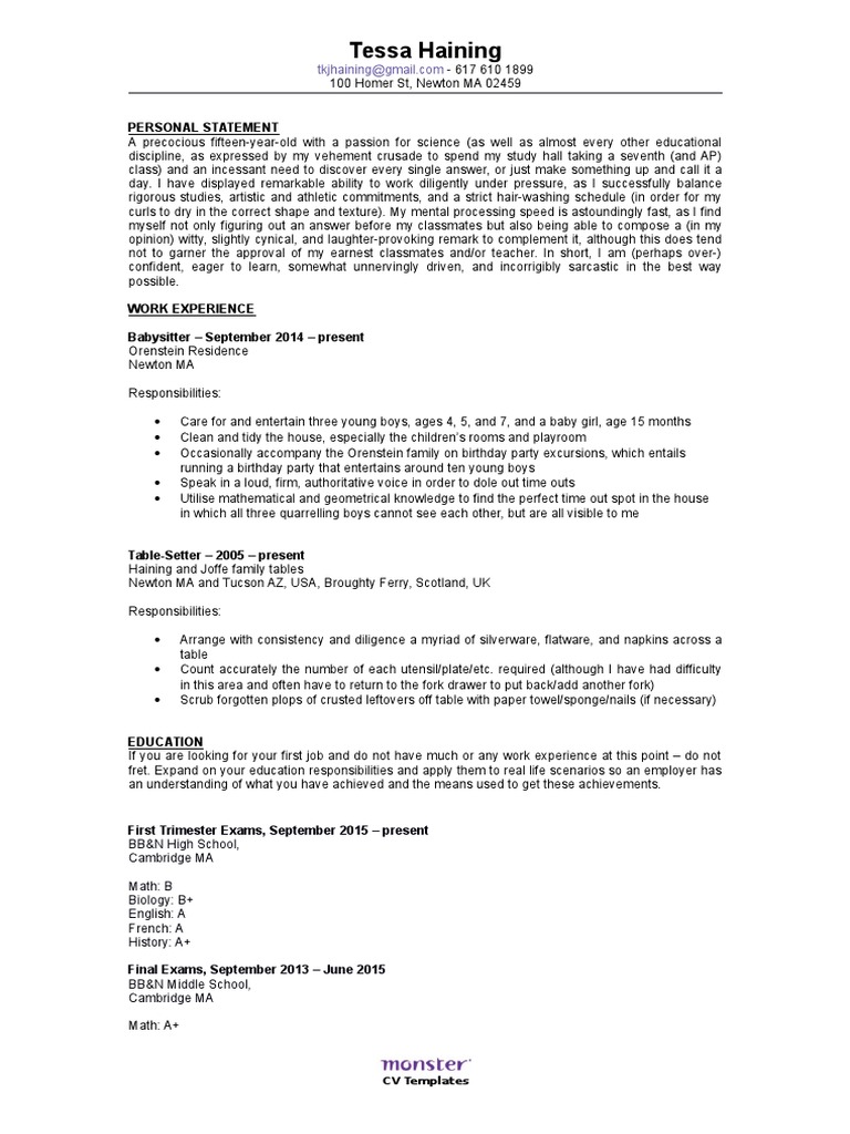 Fake CV | PDF