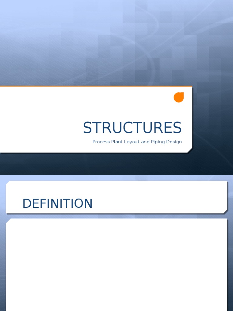 Structures: Process Plant Layout and Piping Design | PDF