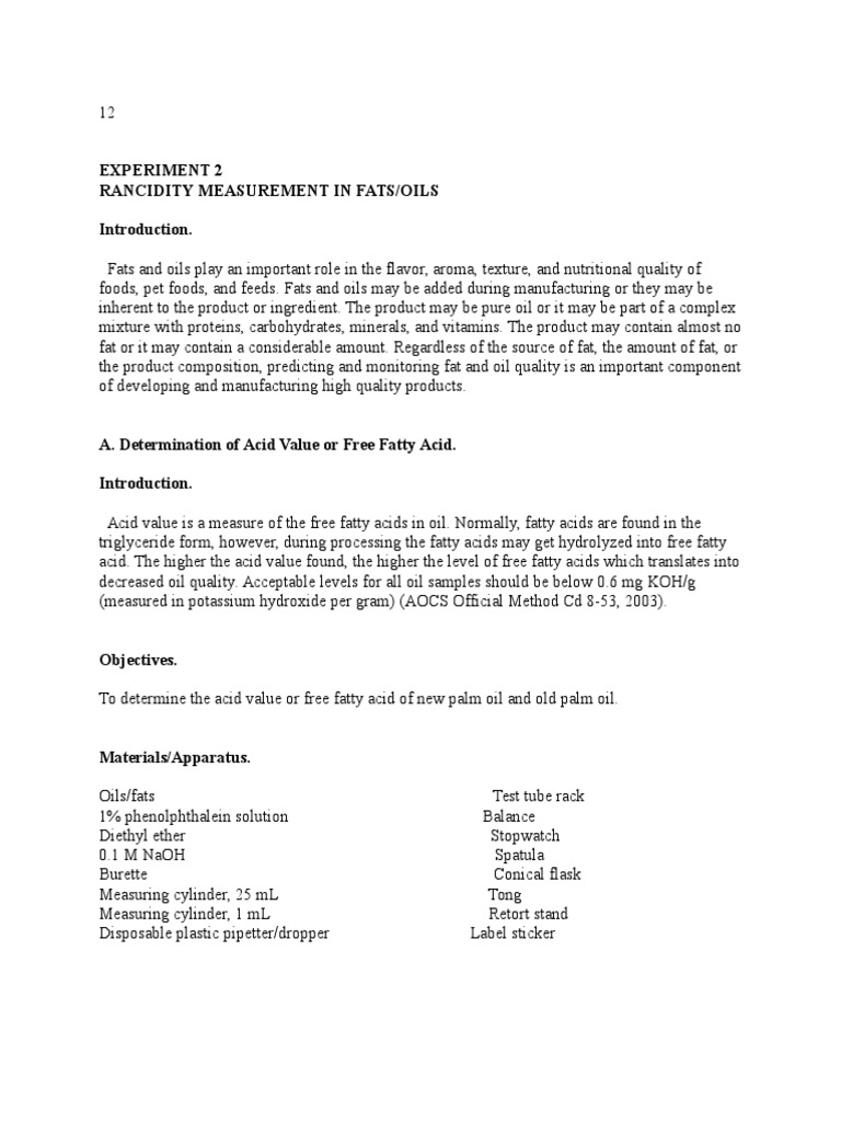 Experiment 2 | PDF | Organic Compounds | Food And Drink
