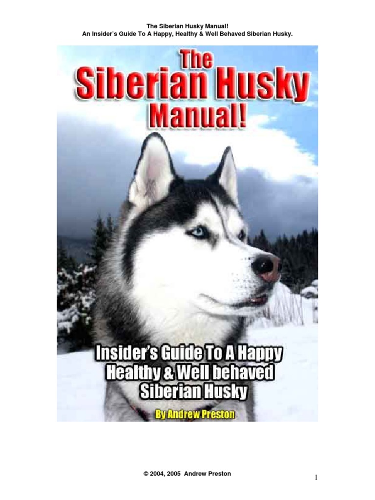 Siberian Husky Manual PDF | PDF