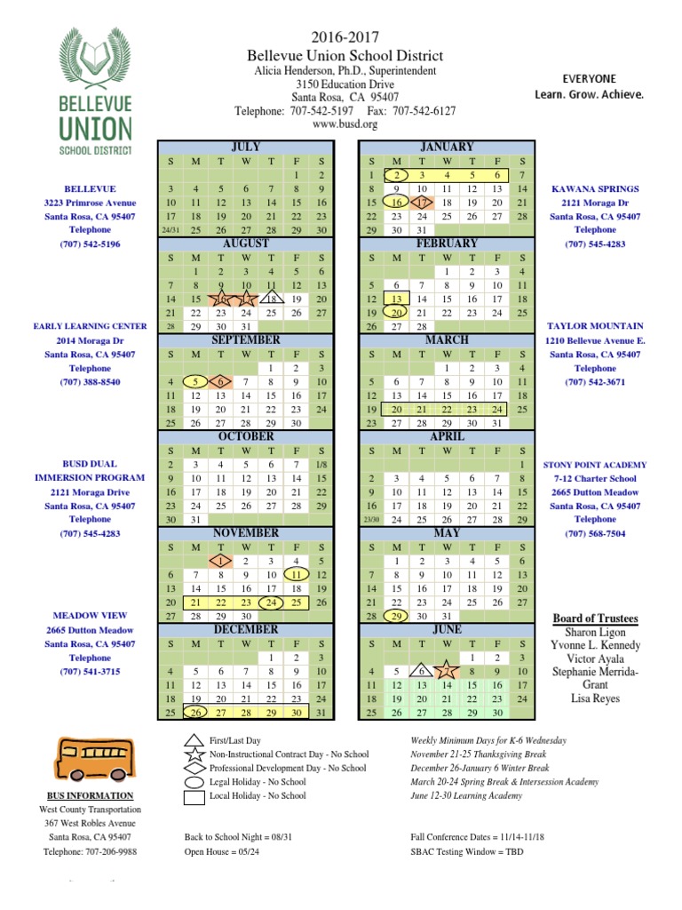 16-17 School Calendar | Download Free PDF | Seasons | Secular Holidays