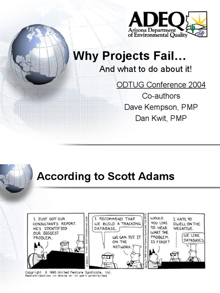 Why Projects Fail | PDF | Project Management | Business